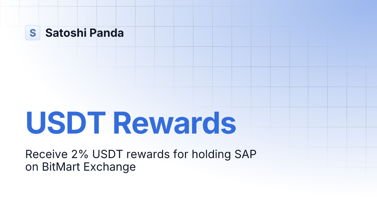 USDT Rewards | Satoshi Panda